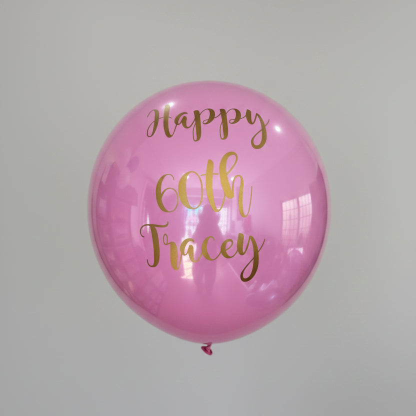 Personalised Pink Balloon — Sweet Celebrations Ltd
