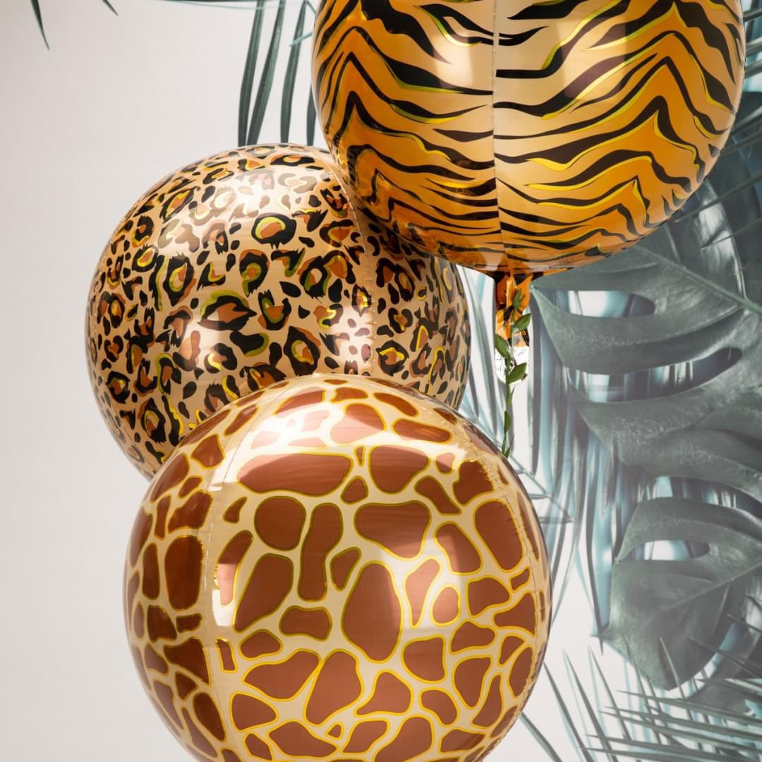Large Safari Themed Balloon Cluster — Sweet Celebrations Ltd