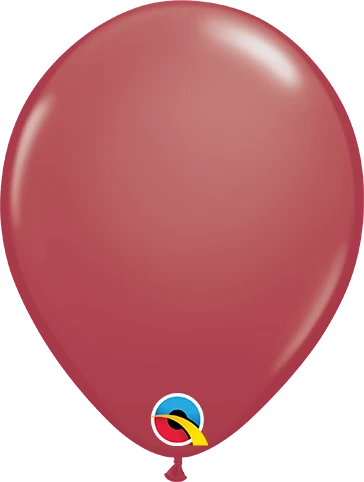 Plain Latex Balloon (Cranberry) — Sweet Celebrations Ltd